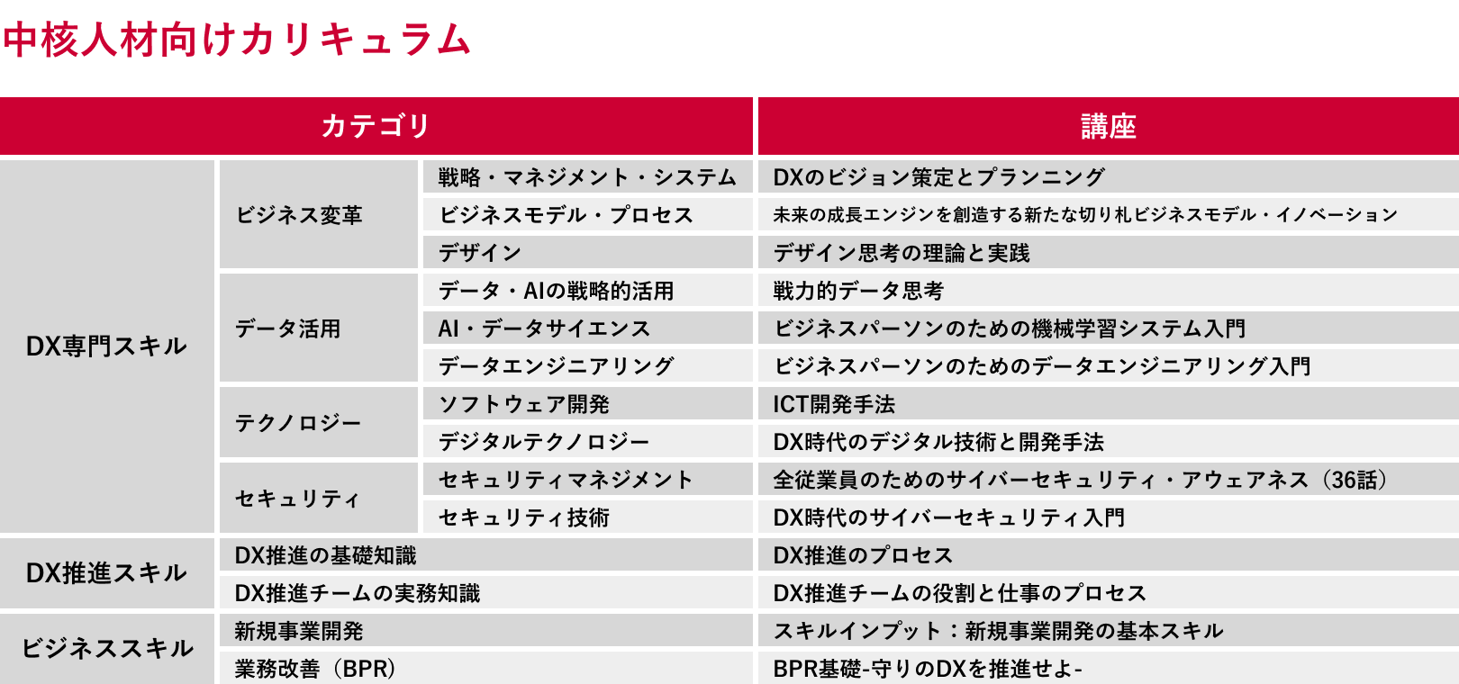 法人向けDX人材育成プログラム eラーニングx対面研修 gacco for Biz